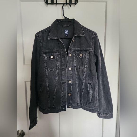 GAP | Jackets & Coats | Gap Black Denim Jacket | Poshmark